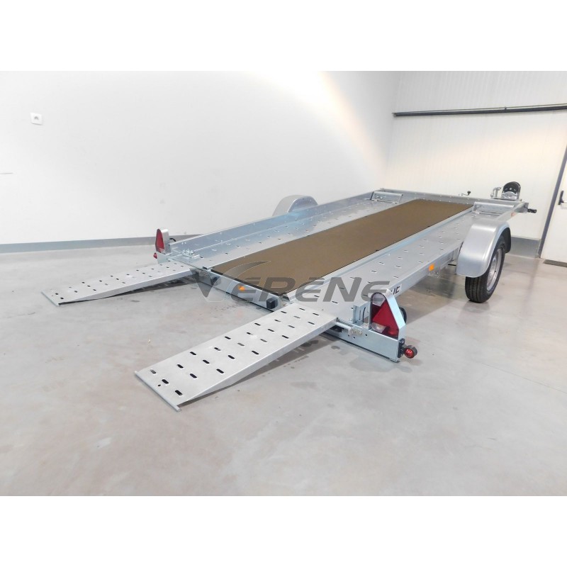 Remorque Porte Voiture ERDE EXPERT XV 1600 + Rampes | Remorques Vérène