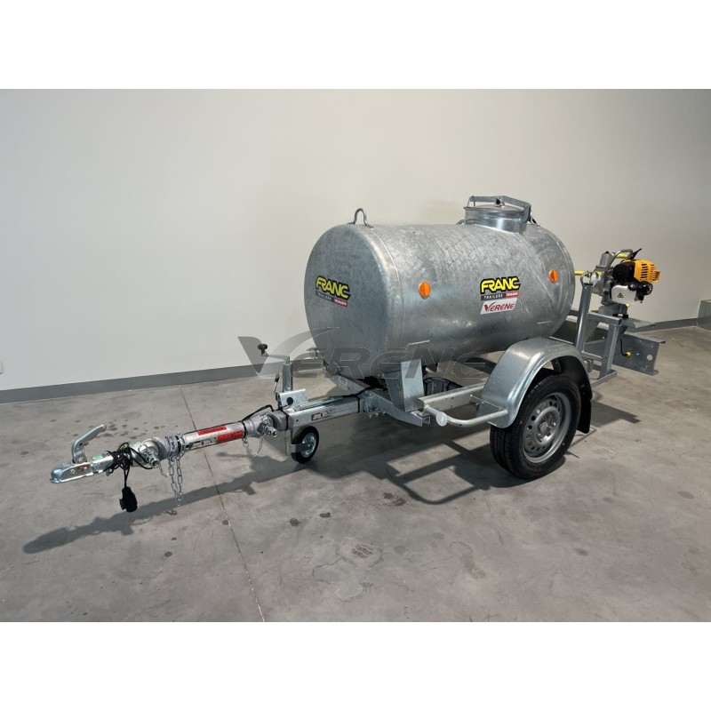 Remorque Citerne A Eau CTR751 500Litres | Remorques Vérène