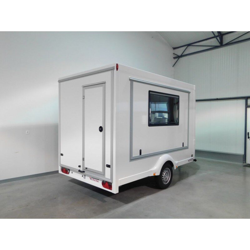 Remorque fermée (fourgon) M3420 BUREAU MOBILE | Remorques Vérène