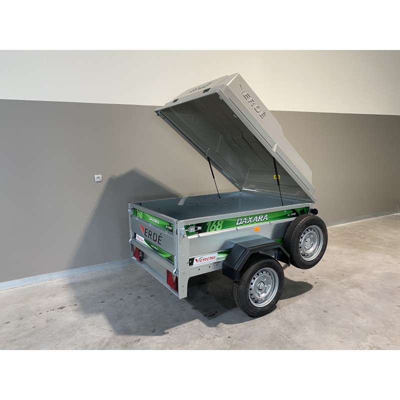 Remorque Bagagère DAXARA 168 AVEC CAPOT | Remorques Vérène