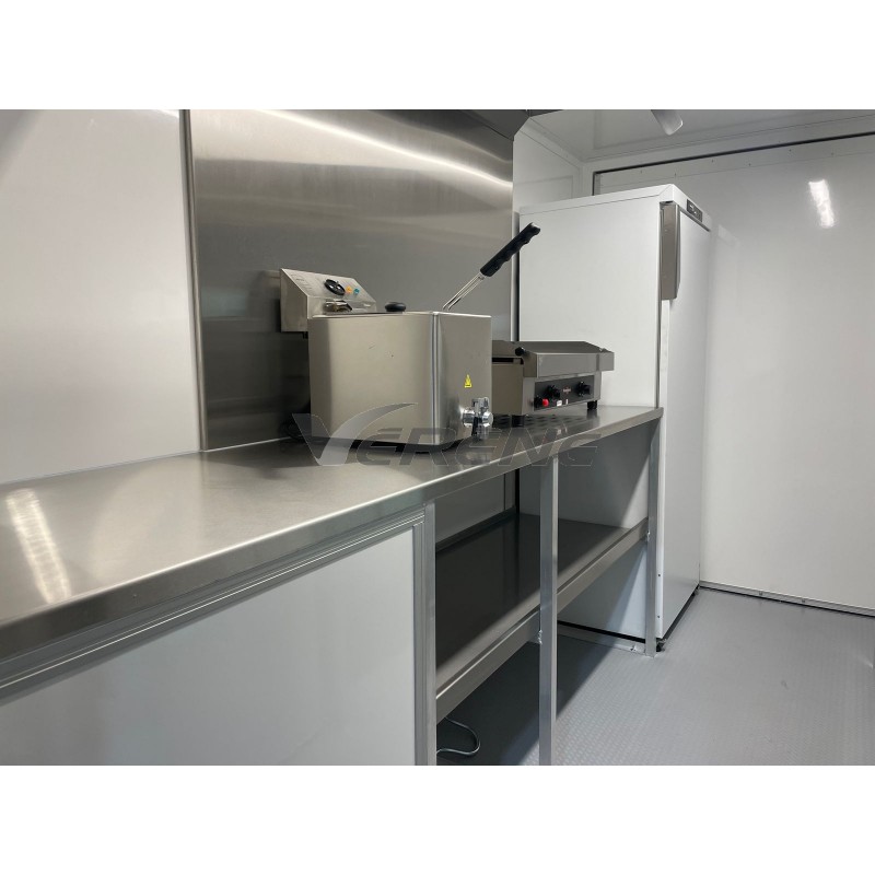 Remorque magasin (Food Truck) VERENE – MAG 300 INOX | Remorques Vérène
