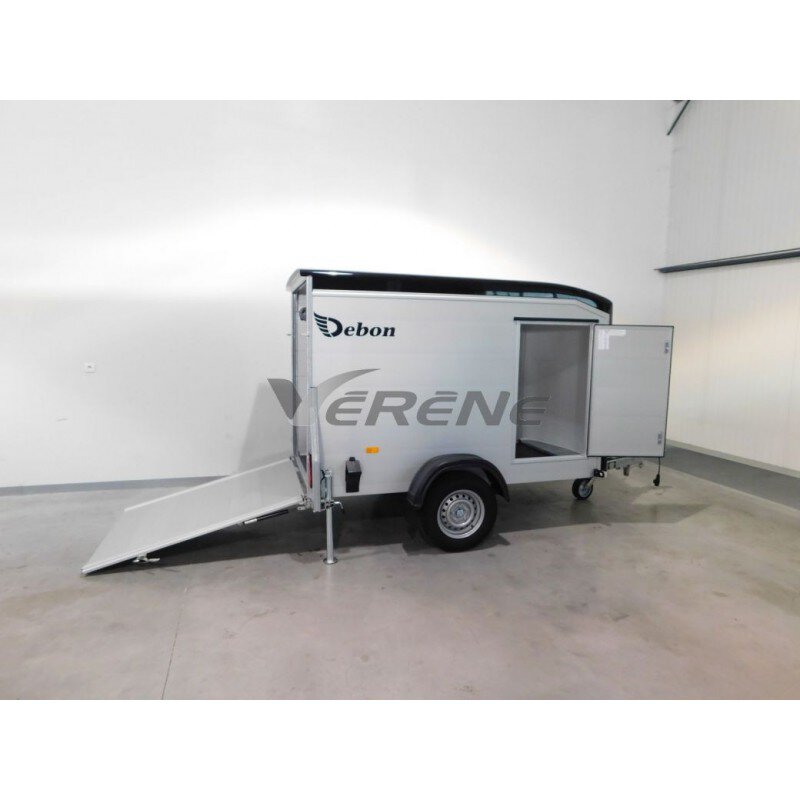 Remorque fermée (fourgon) ROADSTER 255 ALU + Porte | Remorques Vérène