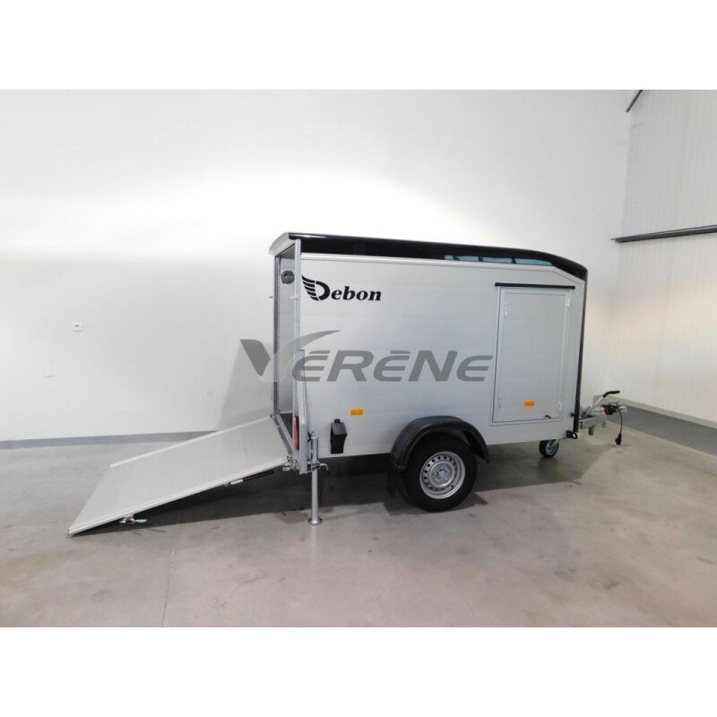 Remorque fermée (fourgon) ROADSTER 255 ALU + Porte | Remorques Vérène