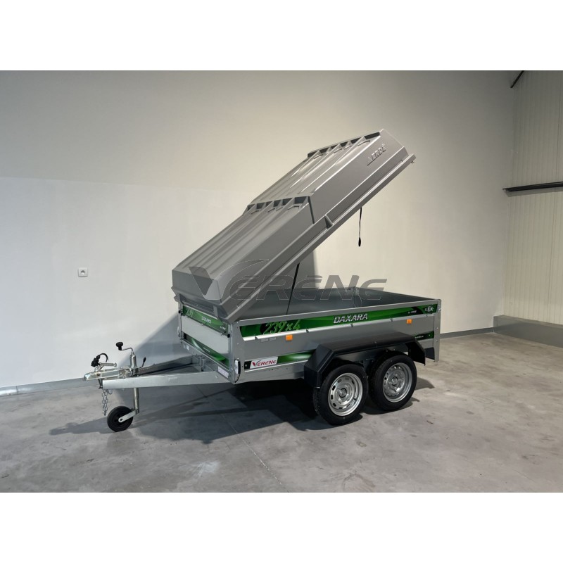 Remorque polyvalente DAXARA – 239 X 4 AVEC CAPOT | Remorques Vérène
