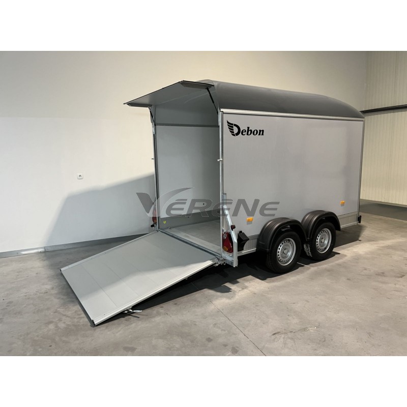 Remorque fermée (fougon) ROADSTER 500 COMPOSITE + PORTE | Remorques Vérène