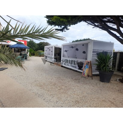 Kiosque mobile VERENE – CAISSON 400 | Remorques Vérène